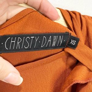 Christy Dawn | Dresses | Christy Dawn Quinn Maxi Dress In Rust Xs ...